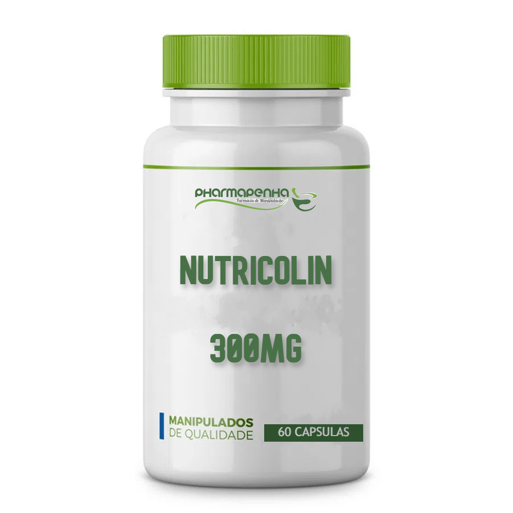 Nutricolin 300mg 60 Cápsulas – Pharmapenha | Farmácia de Manipulação